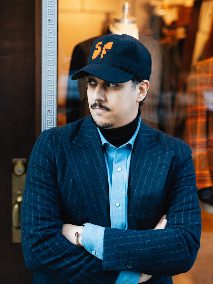 Jeffrey Sincich Black SF Baseball Cap - 6 Panel