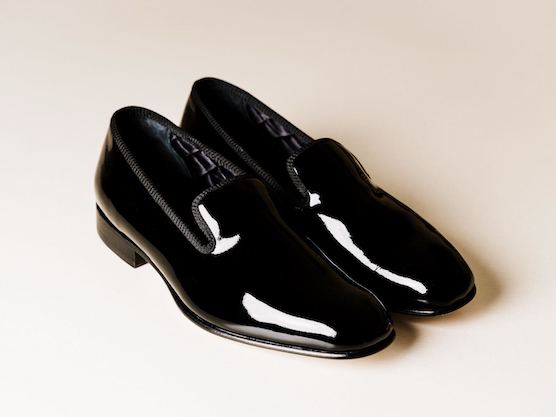 Arthur Sleep - Black Patent Leather Albert - Tailors' Keep